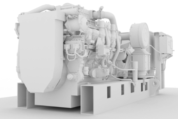 Gas Engine Genset Noise Control - 3D Animation - Wiltech Acoustics